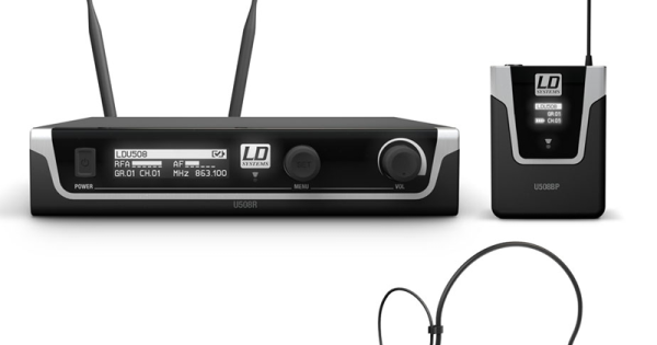 LD Systems U500 vezeték nélküli fejmikrofon szett