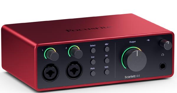 Focusrite Scarlett 4i4 4th GEN Hangkártya