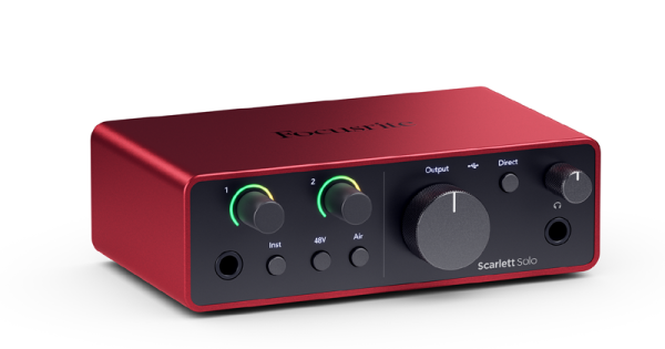 Focusrite Scarlett Solo 4th GEN Hangkártya