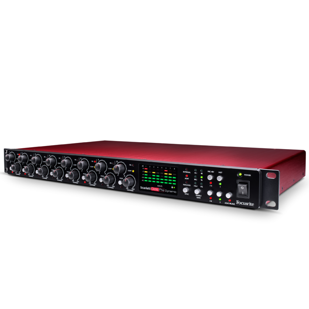 Focusrite Scarlett Octopre Dynamic Előfok / Kompresszor